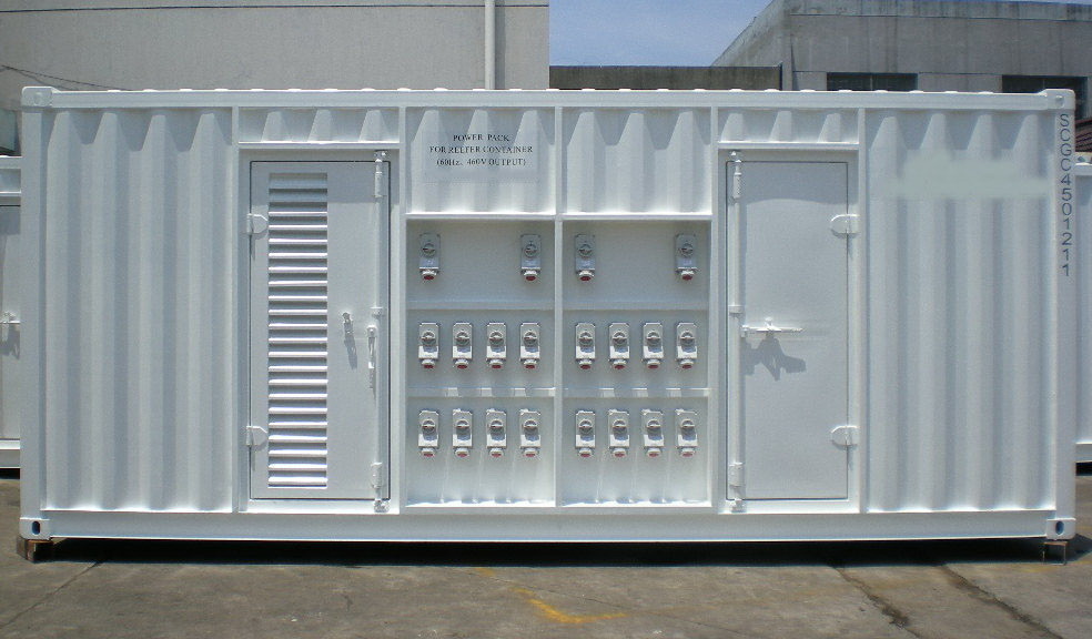 ISO 20ft Container Cummins Engine Deck Genset Power Pack For Reefer ...
